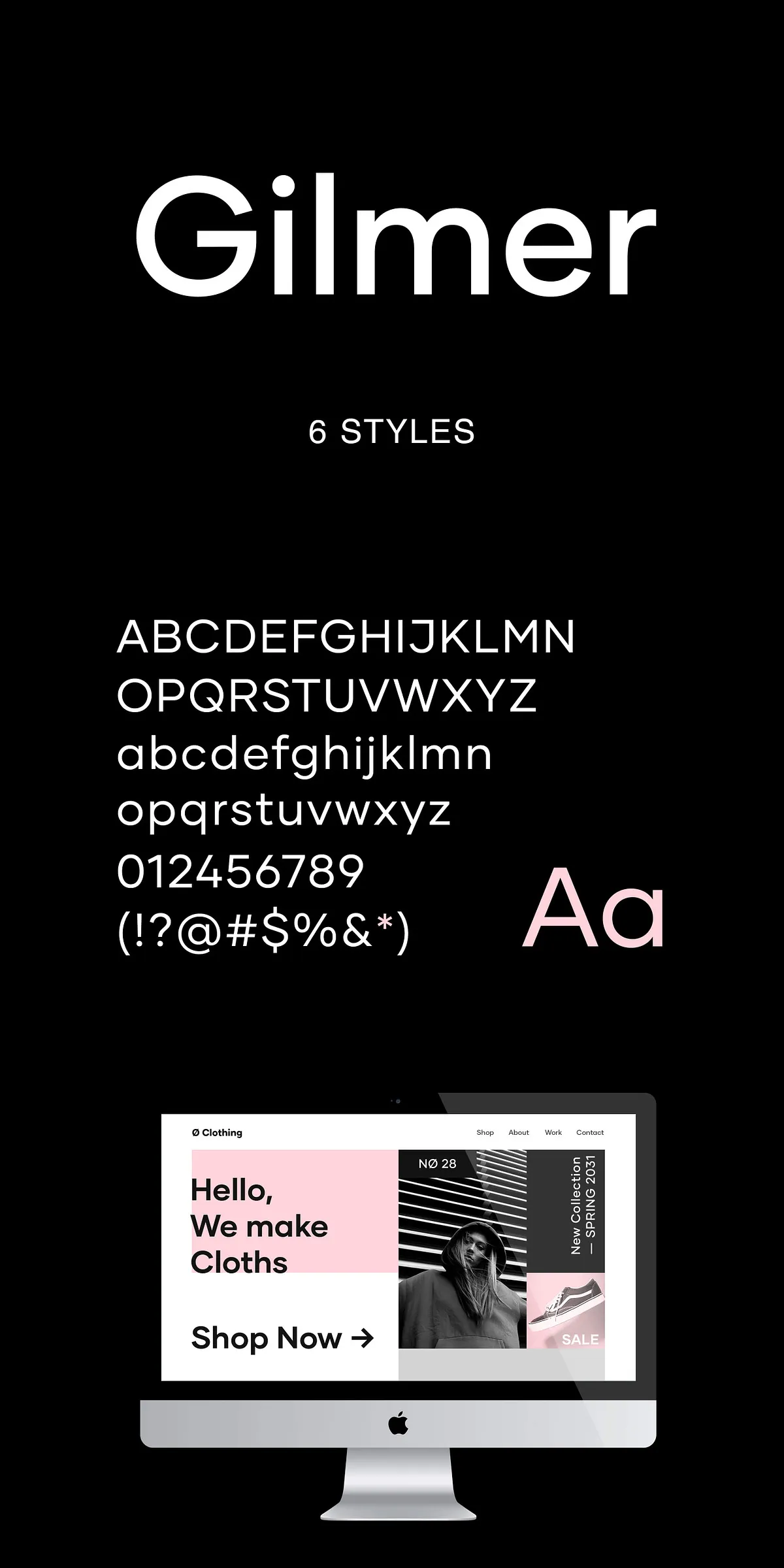 Gilmer – Geometric Sans Serif - Inkytype - Type Design Resources