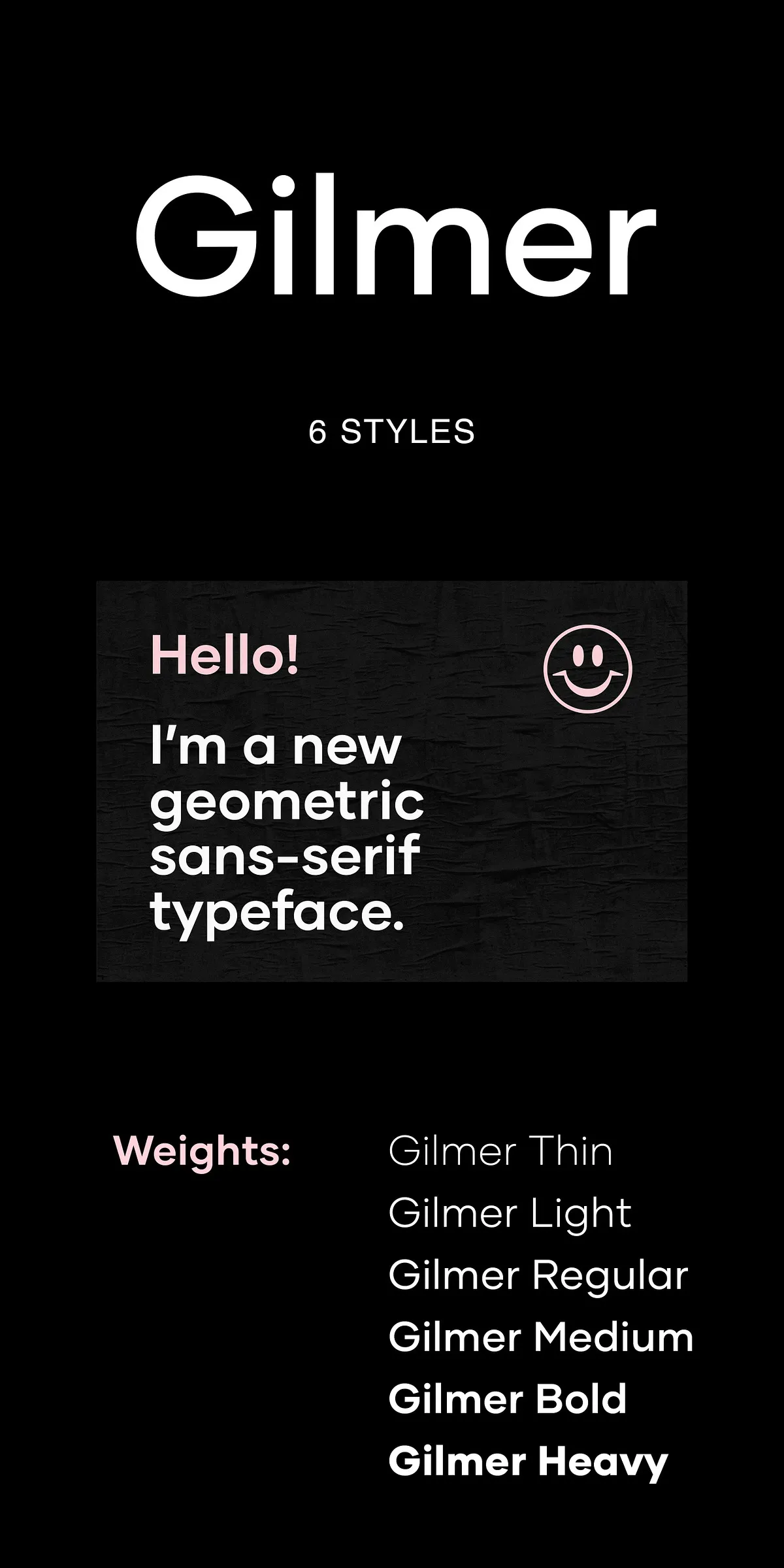 Gilmer – Geometric Sans Serif - Inkytype - Type Design Resources