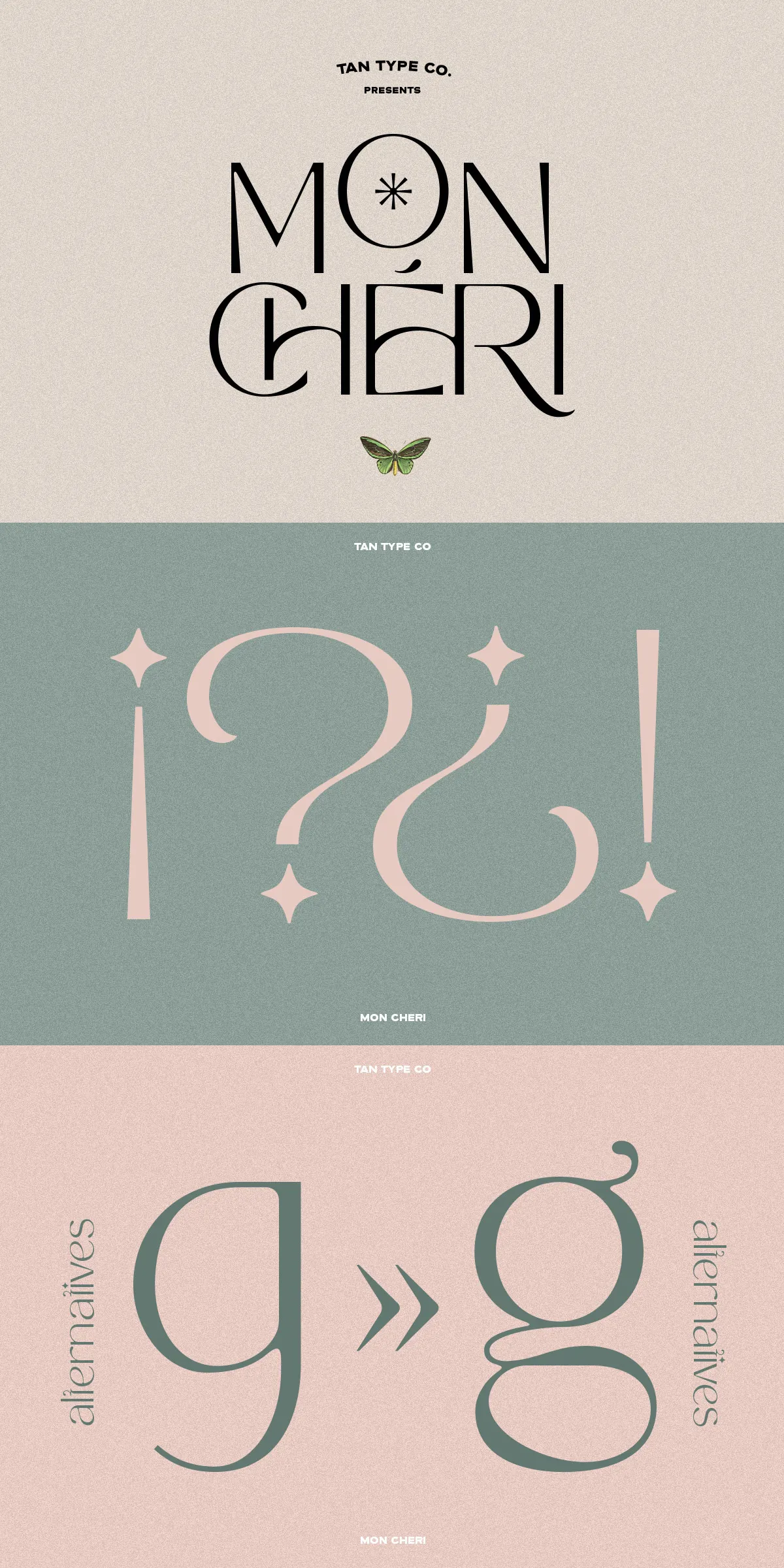 TAN - MON CHERI - Inkytype - Type Design Resources