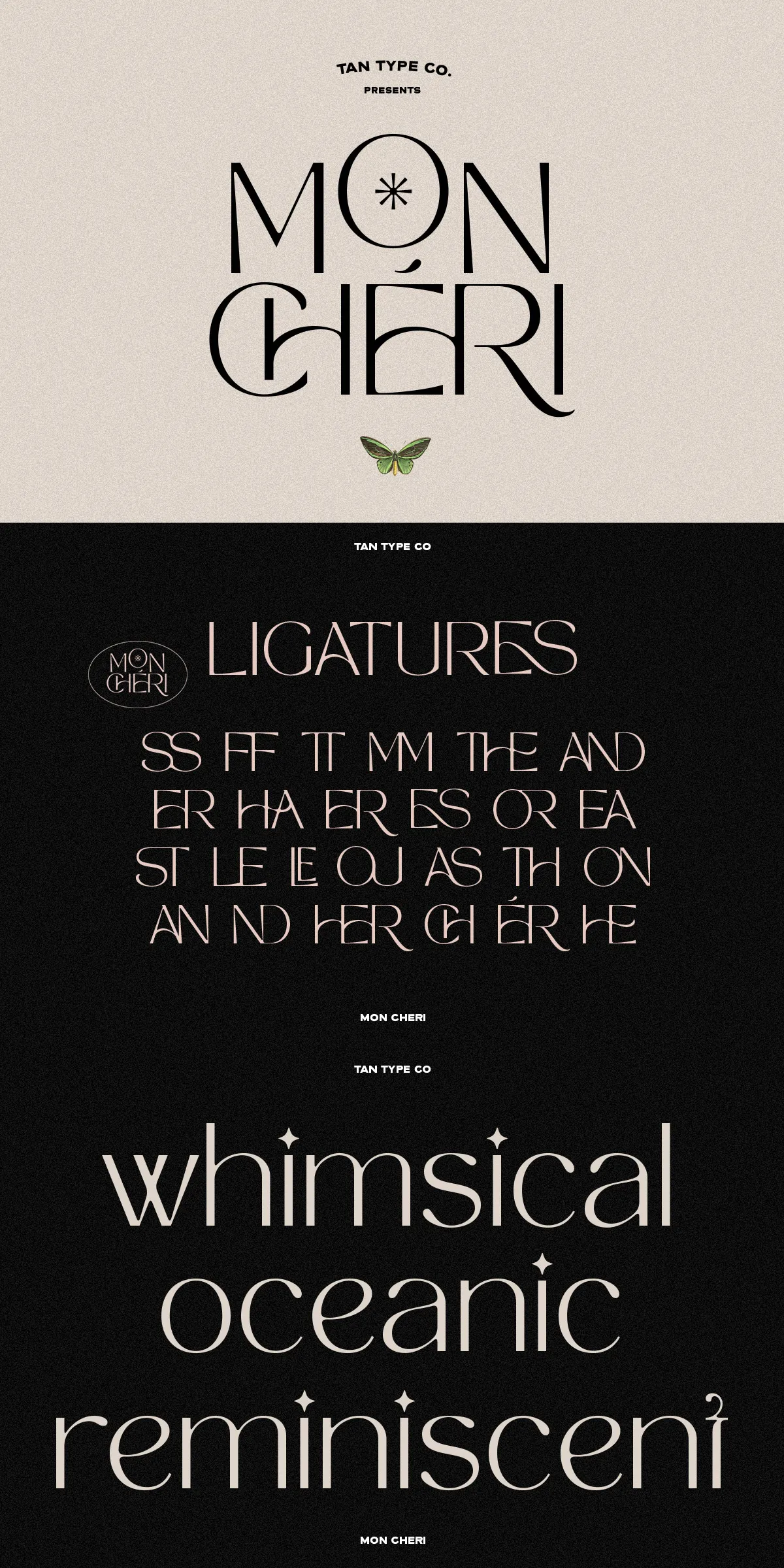 TAN - MON CHERI - Inkytype - Type Design Resources