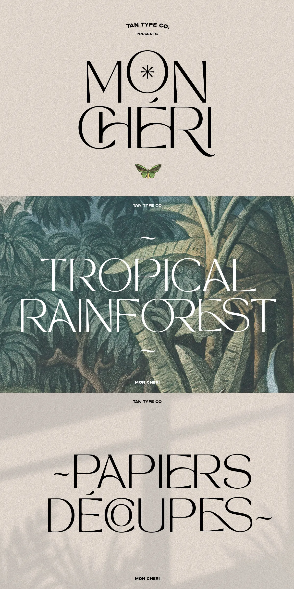 TAN - MON CHERI - Inkytype - Type Design Resources