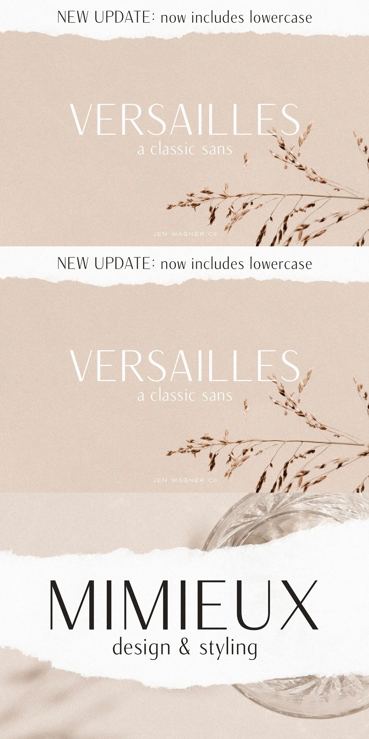 Versailles | A Classic Sans - Inkytype - Type Design Resources