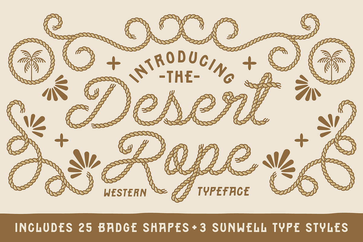 Desert Rope Font Duo - Inkytype - Type Design Resources