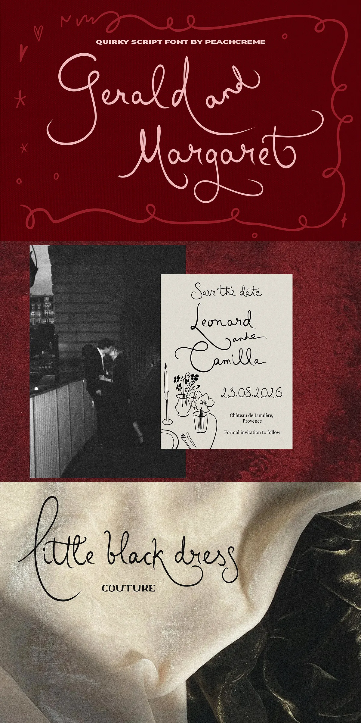 Gerald and Margaret // Script Font - Inkytype - Type Design Resources