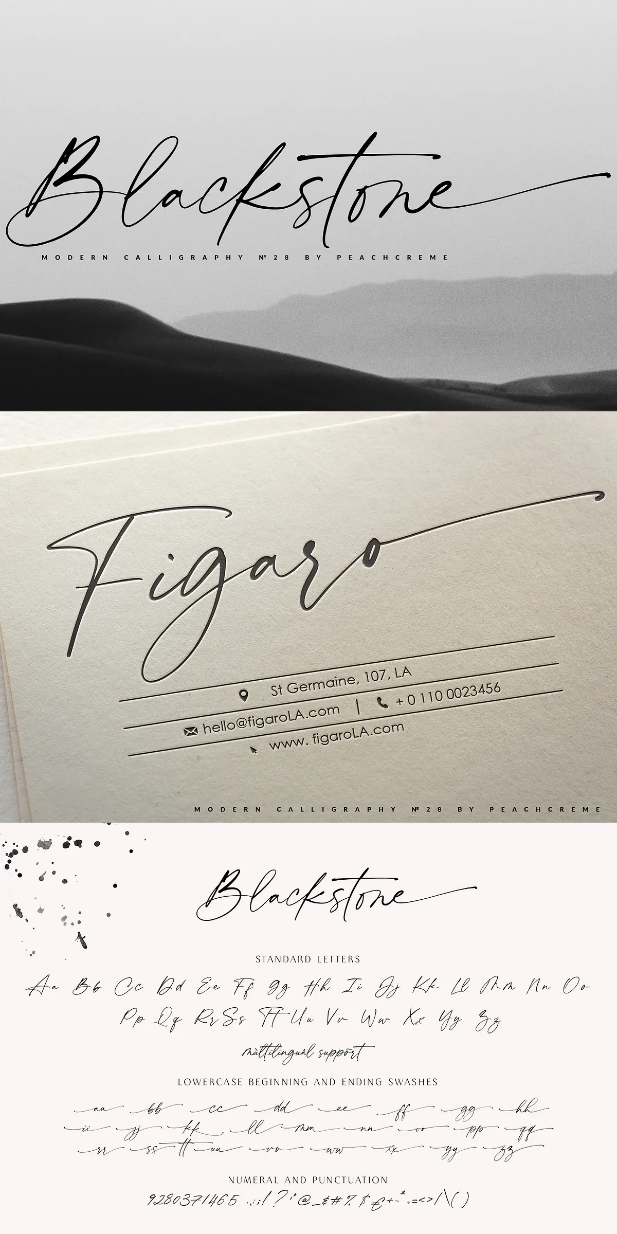 Blackstone// Casual Chic Font SALE! - Inkytype - Type Design Resources