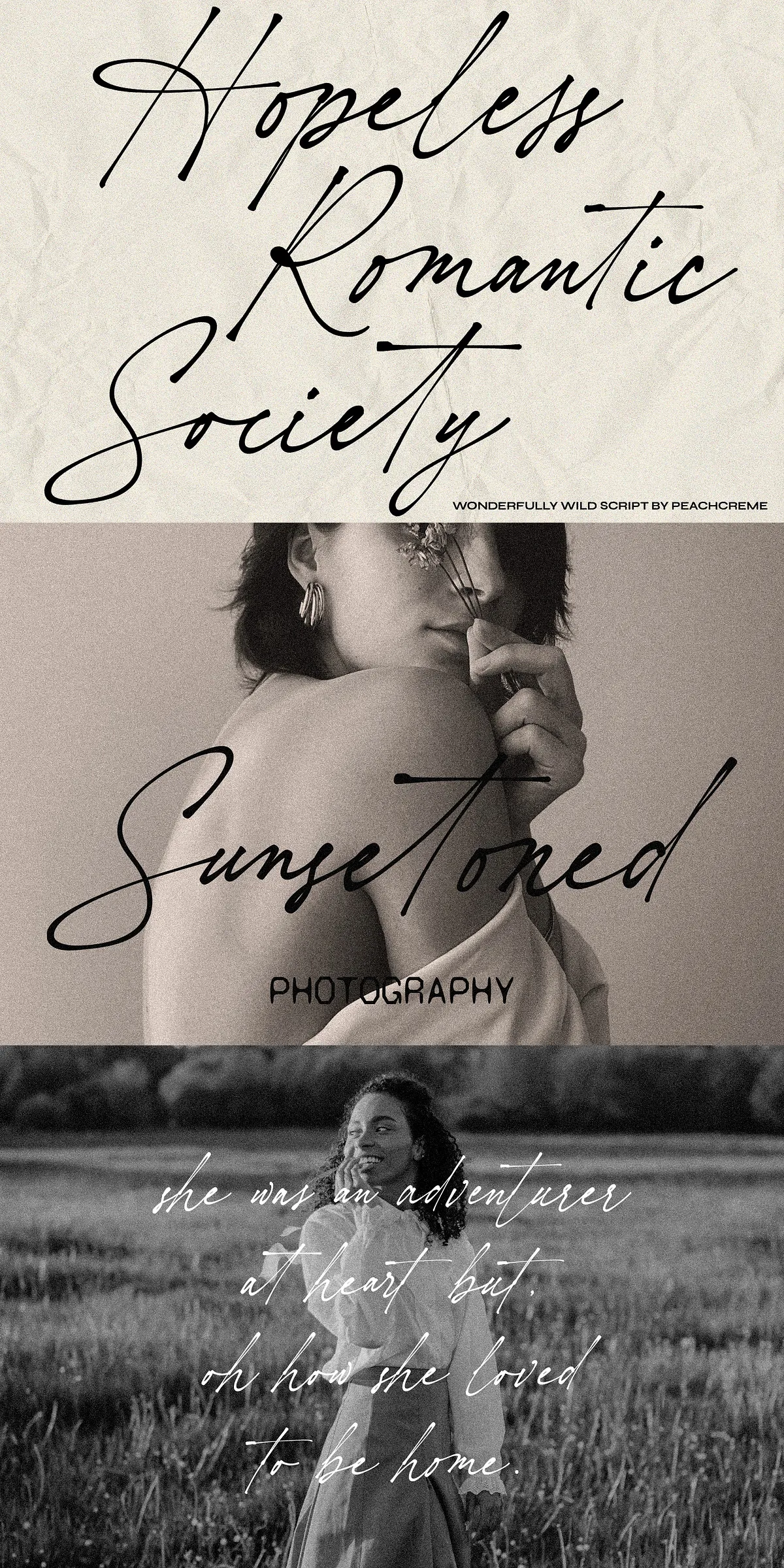 Hopeless Romantic Society // Script - Inkytype - Type Design Resources