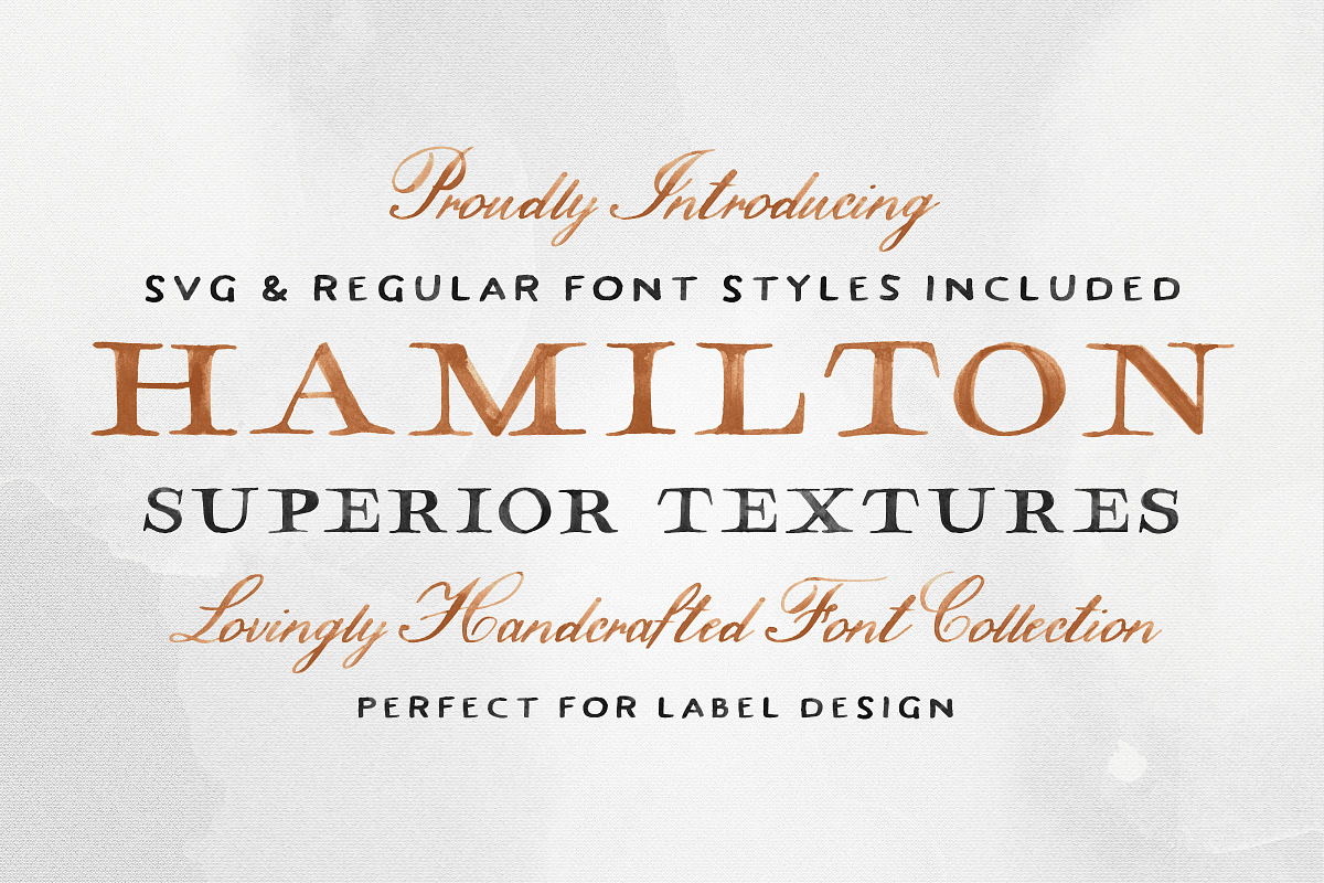 Hamilton SVG Font Collection - Inkytype - Type Design Resources
