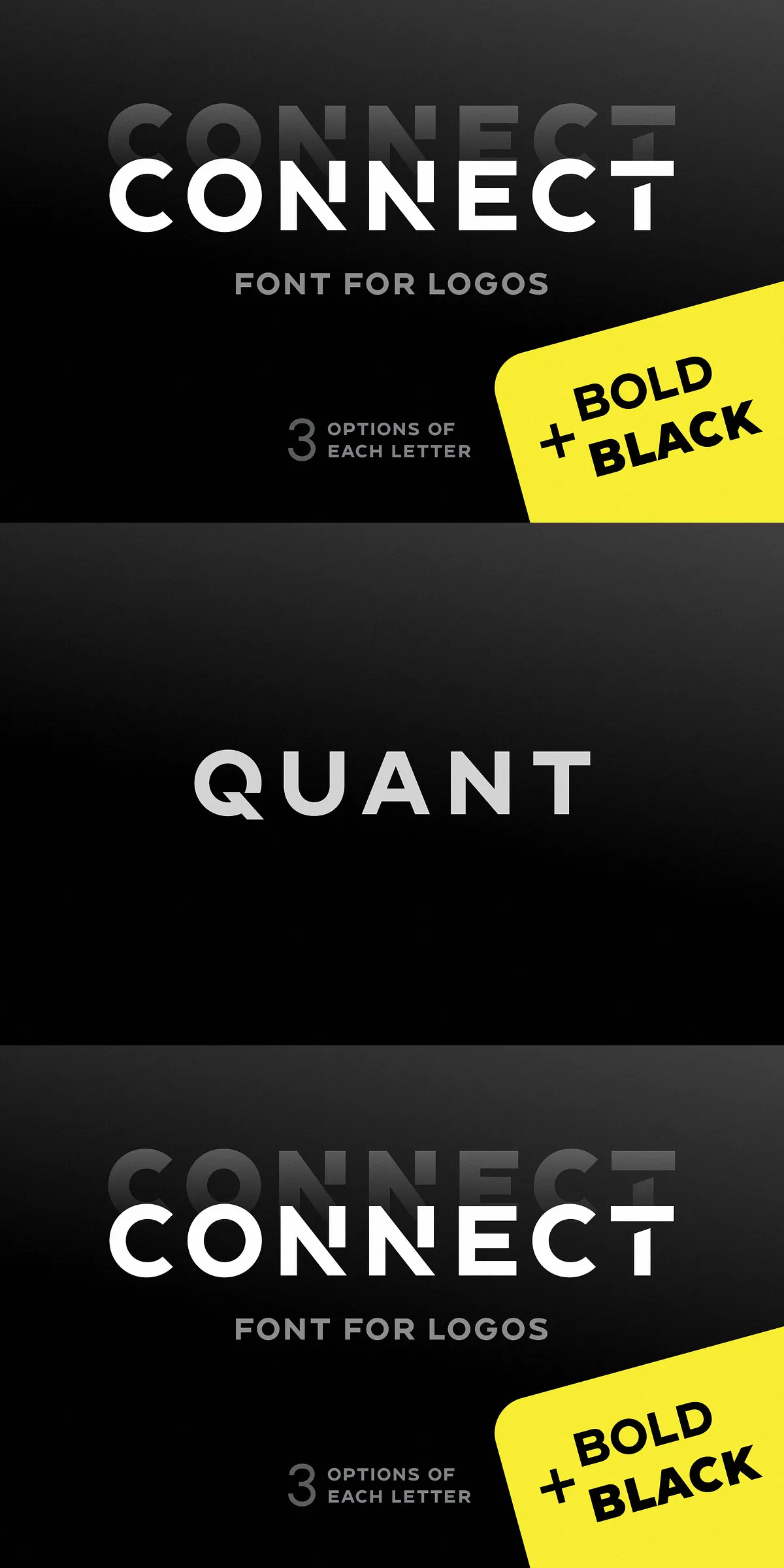 Connect Bold+Black - Font For Logos - Inkytype - Type Design Resources