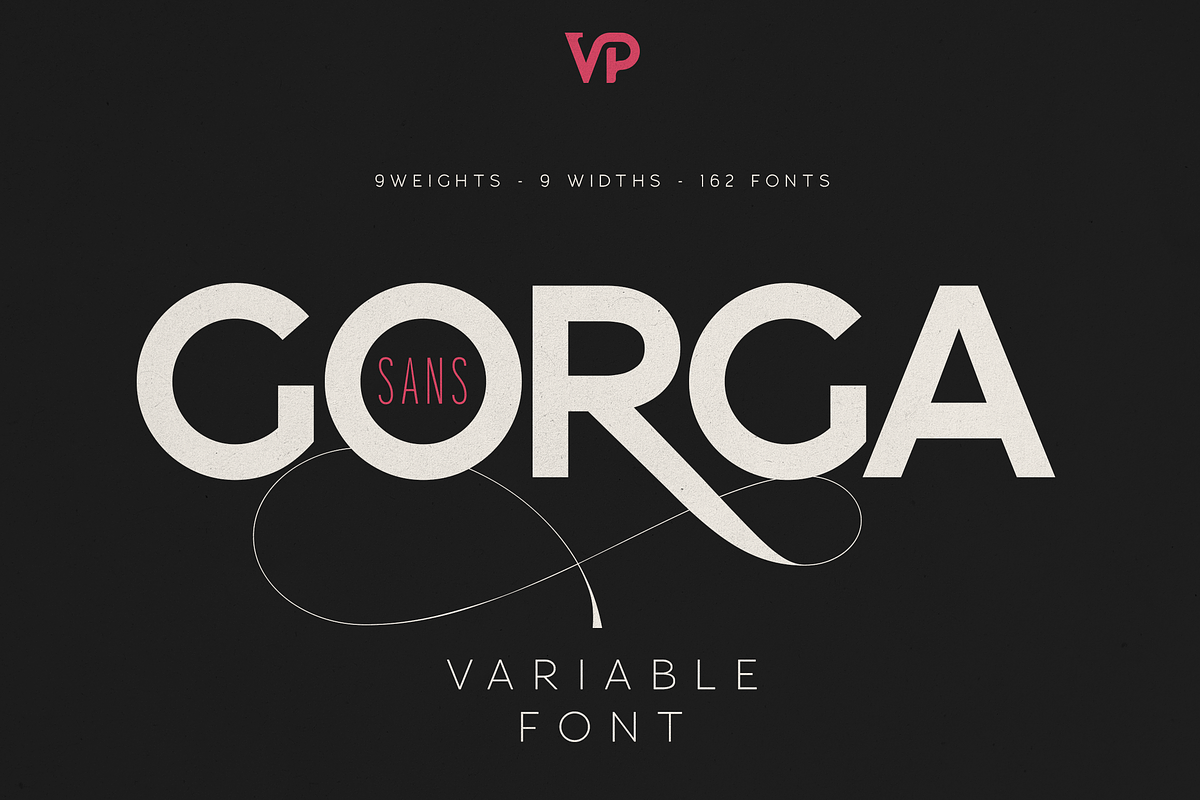 Gorga Sans - 162 fonts + variable - Inkytype - Type Design Resources